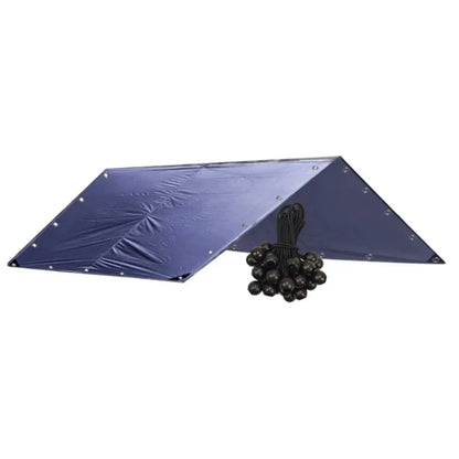 Canopy Tarp with 100pc 8" Bungee Cords - Heavy Duty Tarpaulin #TABB ...